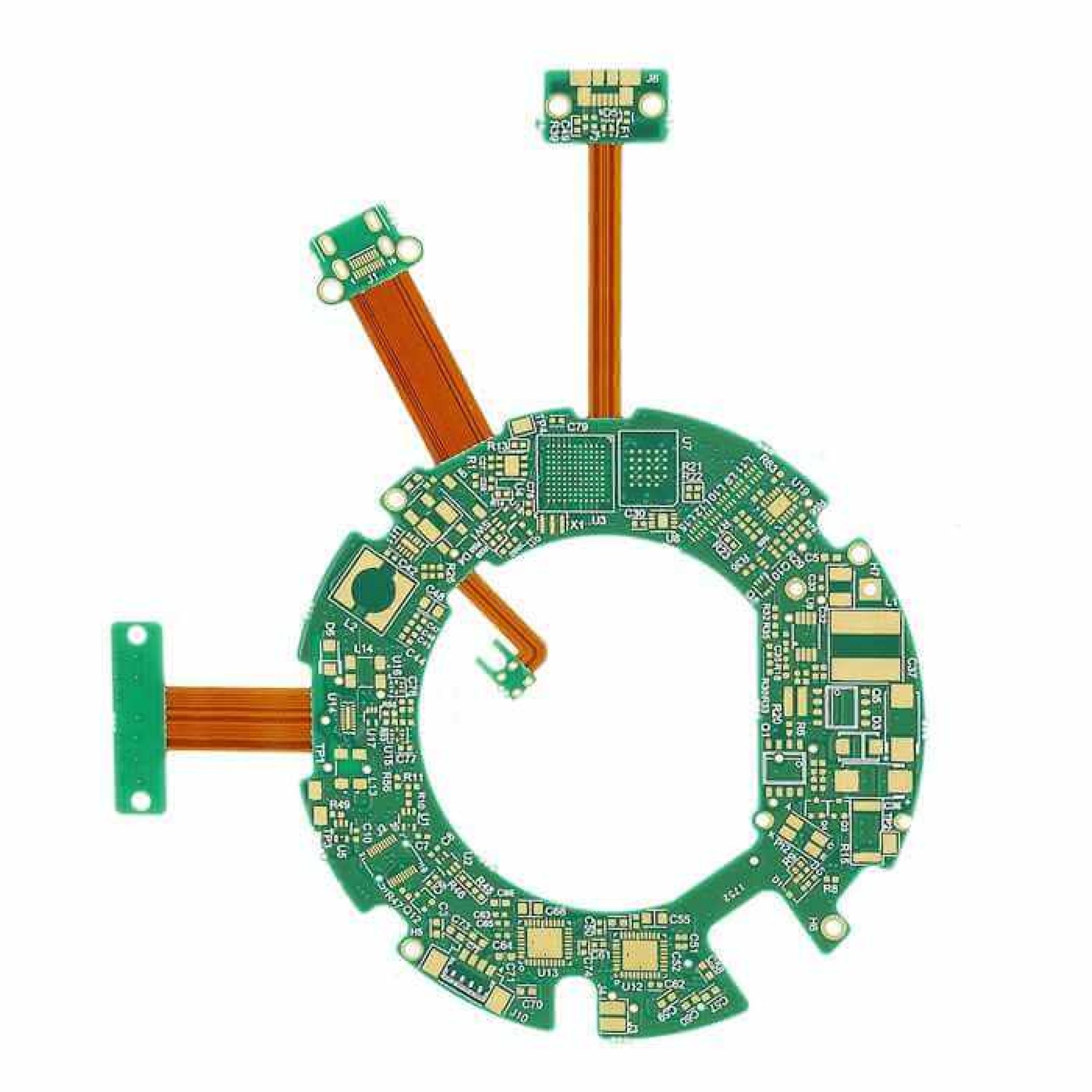 6 Layer HDI Rigid-Flex PCB, Flex Rigid PCB with Blind Holes Manufacturer